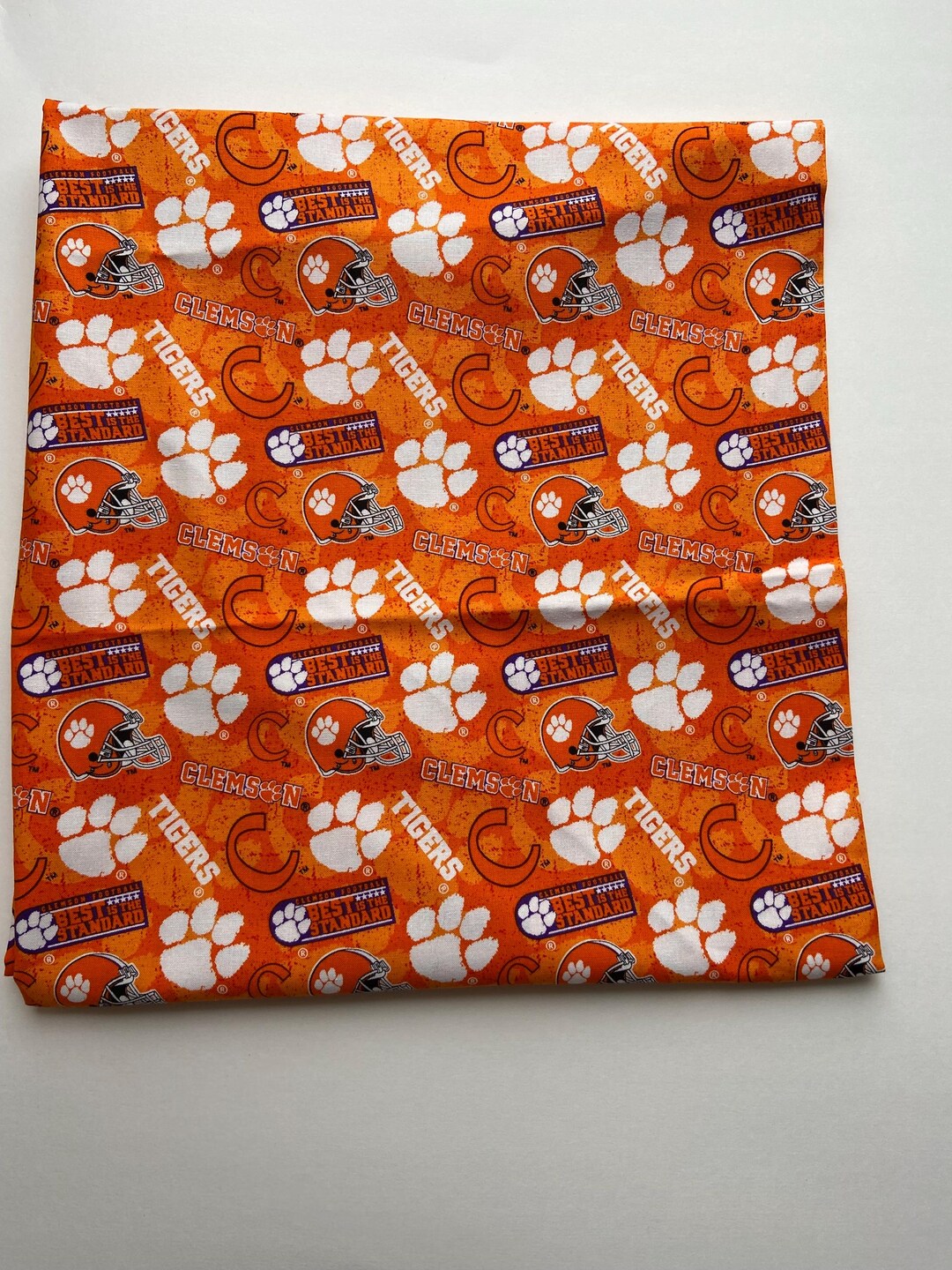 Clemson Tigers Logo Orange Standard / Queen Size Cotton Pillow Case ...