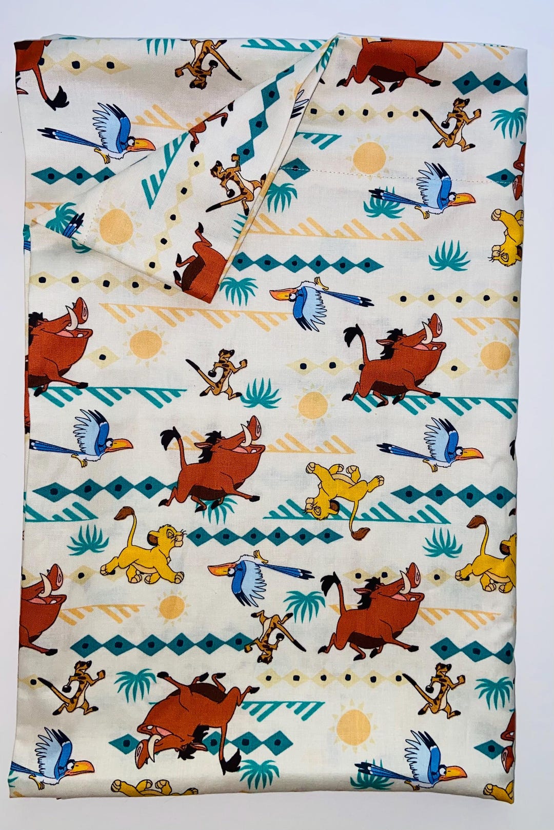 Disney the Lion King Standard Pillow Case Simba Pumbaa Zazu Cotton ...