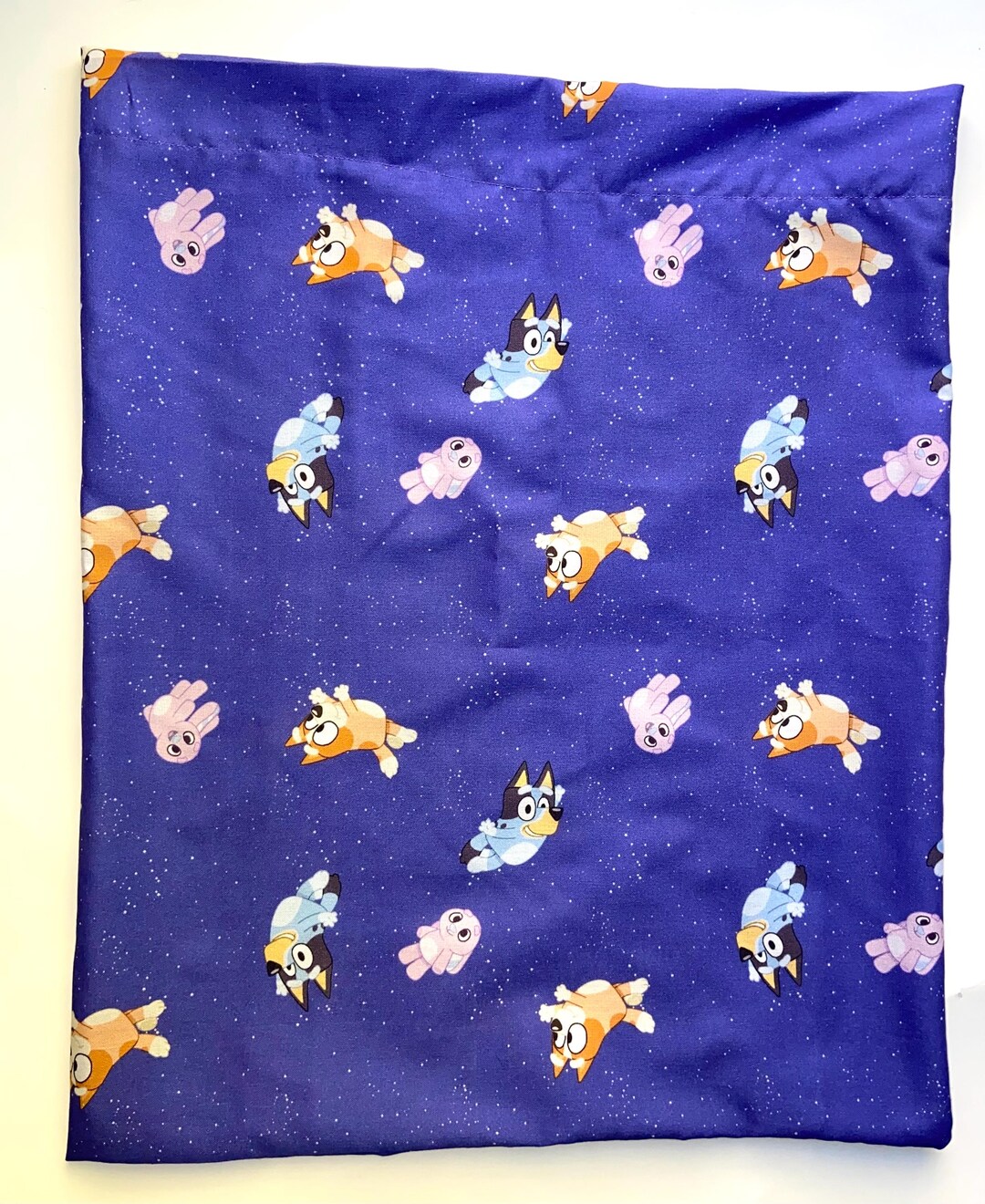 Good Night BLUEY Purple Cotton Toddler Size Pillow Case Handmade New - Etsy