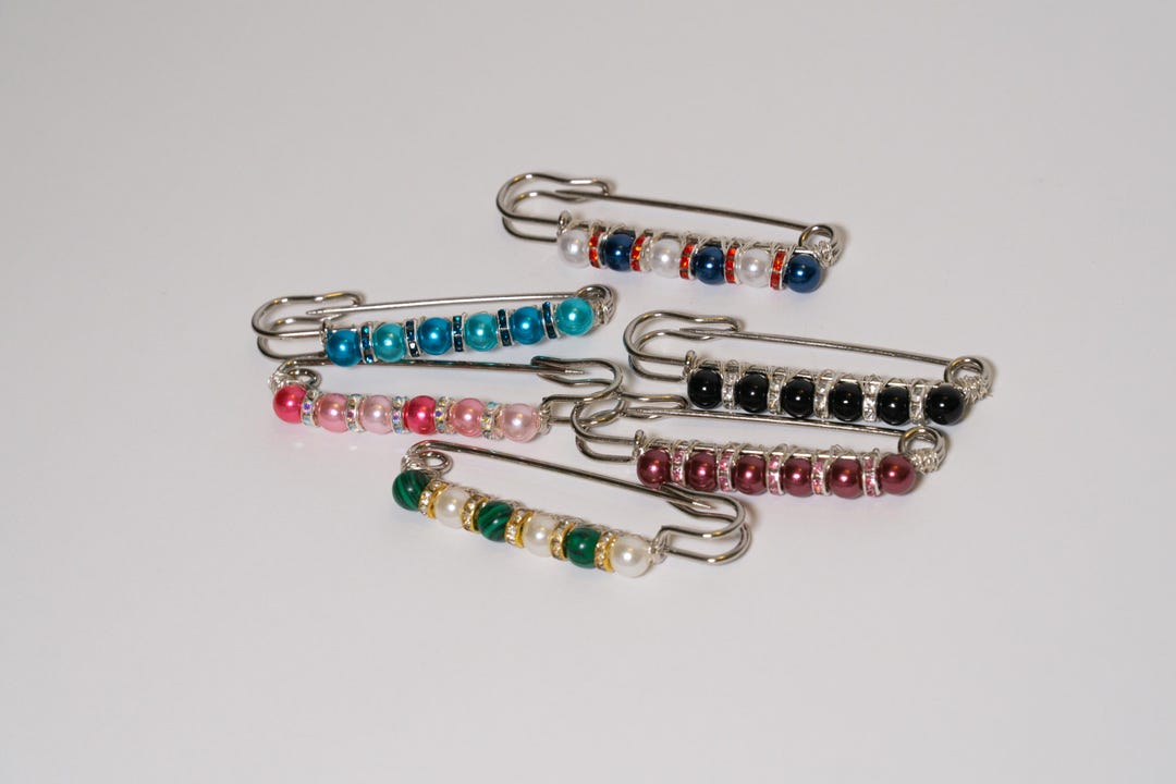 Beaded Stock Tie Pins (ready-made) - Etsy
