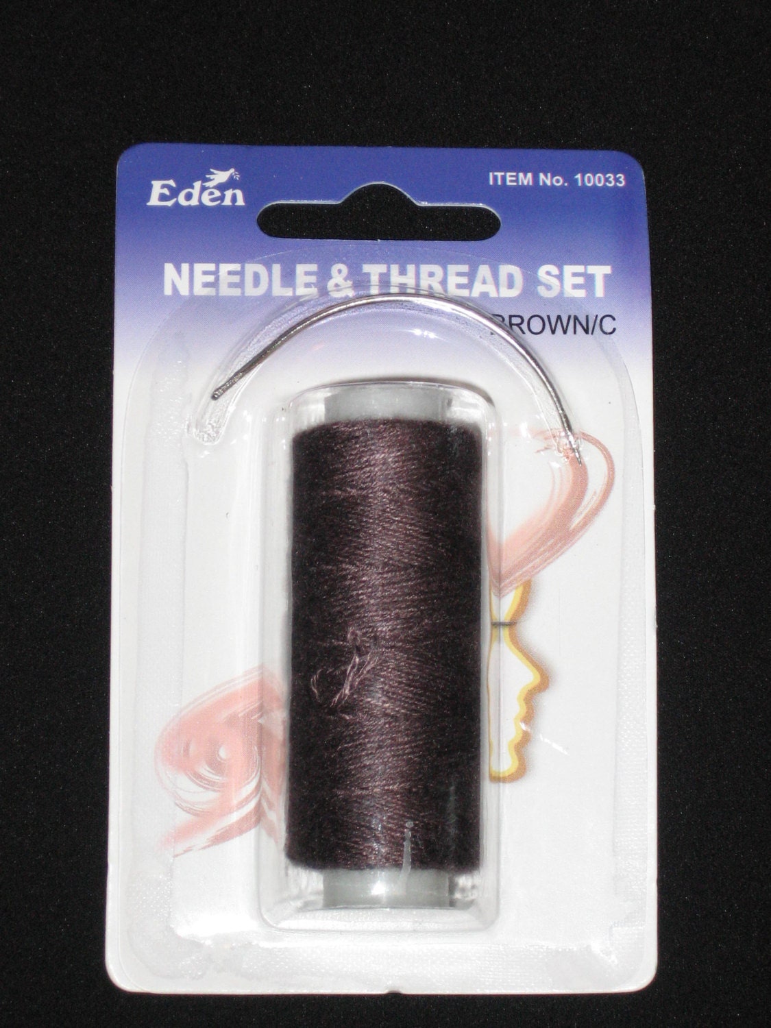 Hair Extension Thread and Needles Brown Weaving Thread and Needle Kit ...