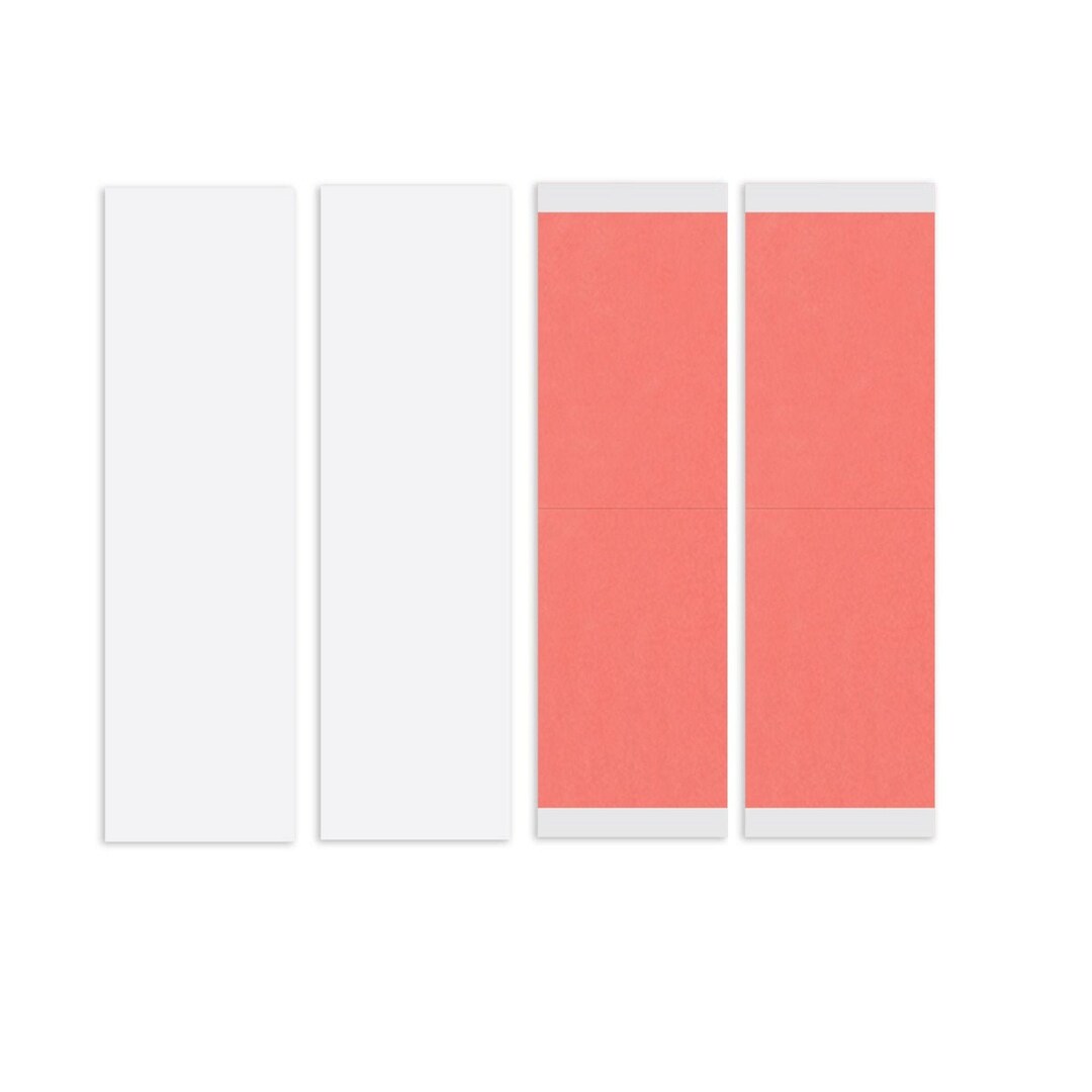 Red Liner Straight - 1" X 3" Strips 108 Piece Wig Adhesive Tape ...
