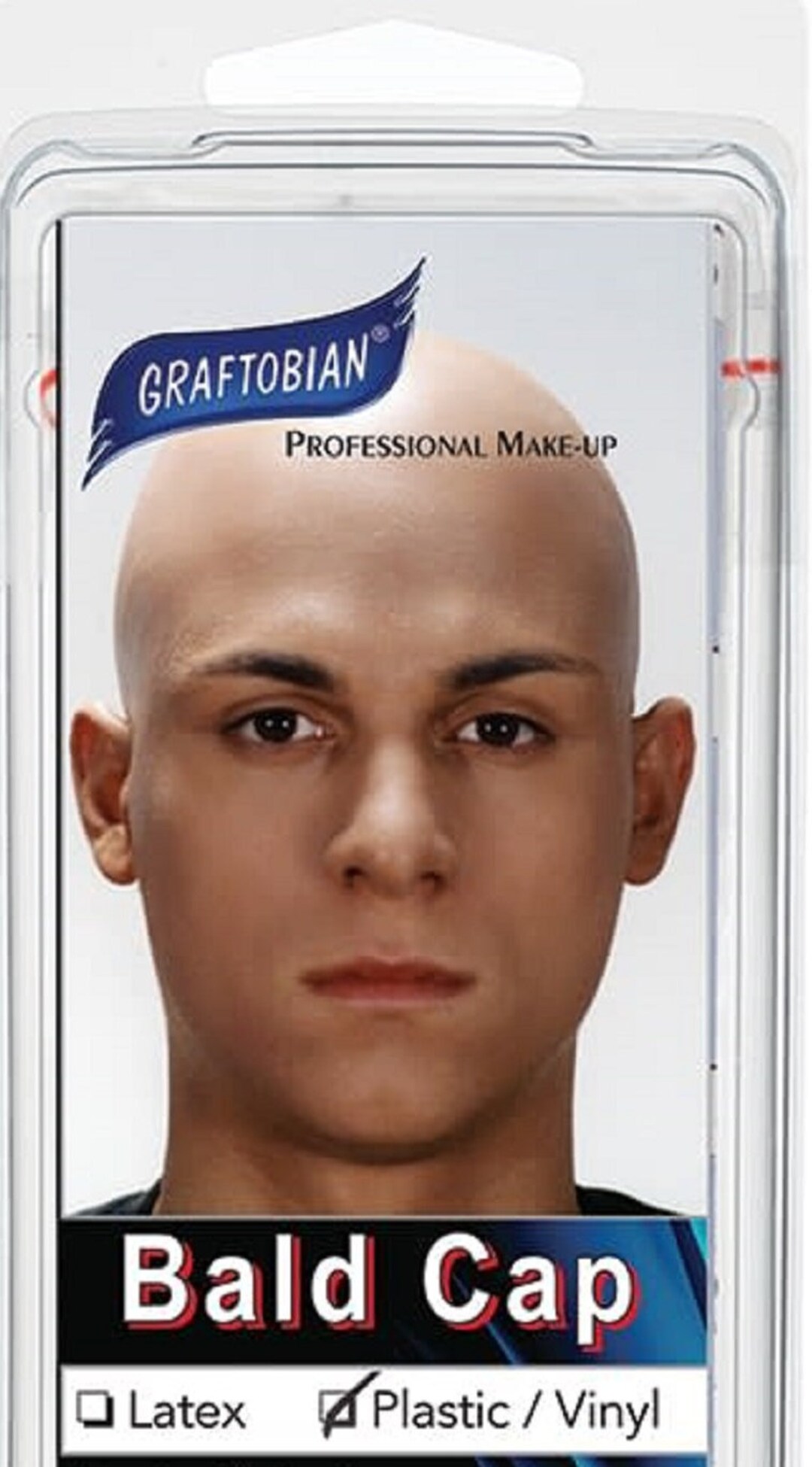 Professional Plastic/vinyl Bald Cap Only - Long Neck - With ...