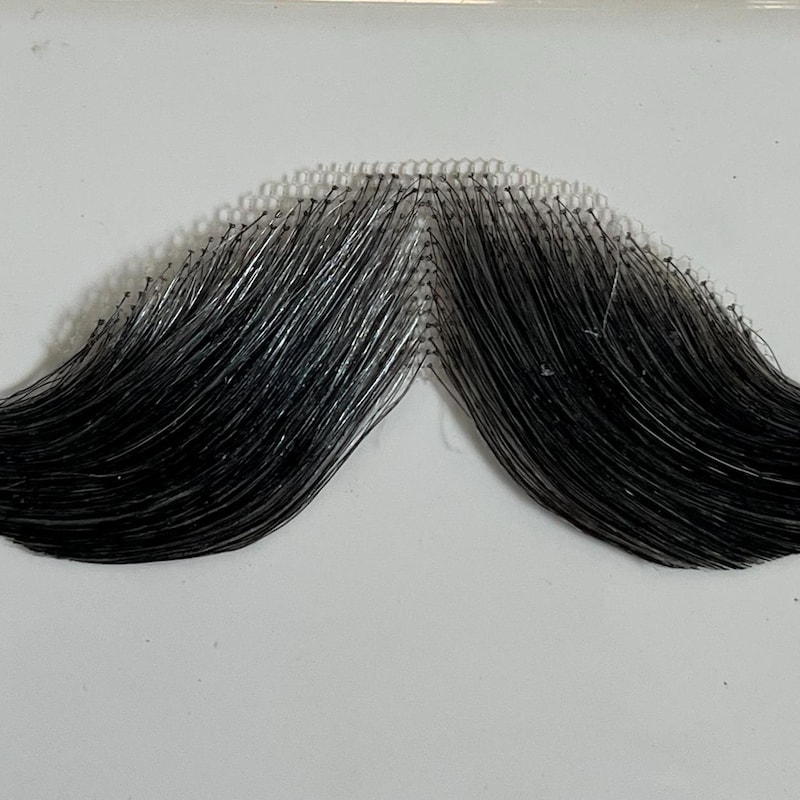Costume Mustache Gray - Etsy