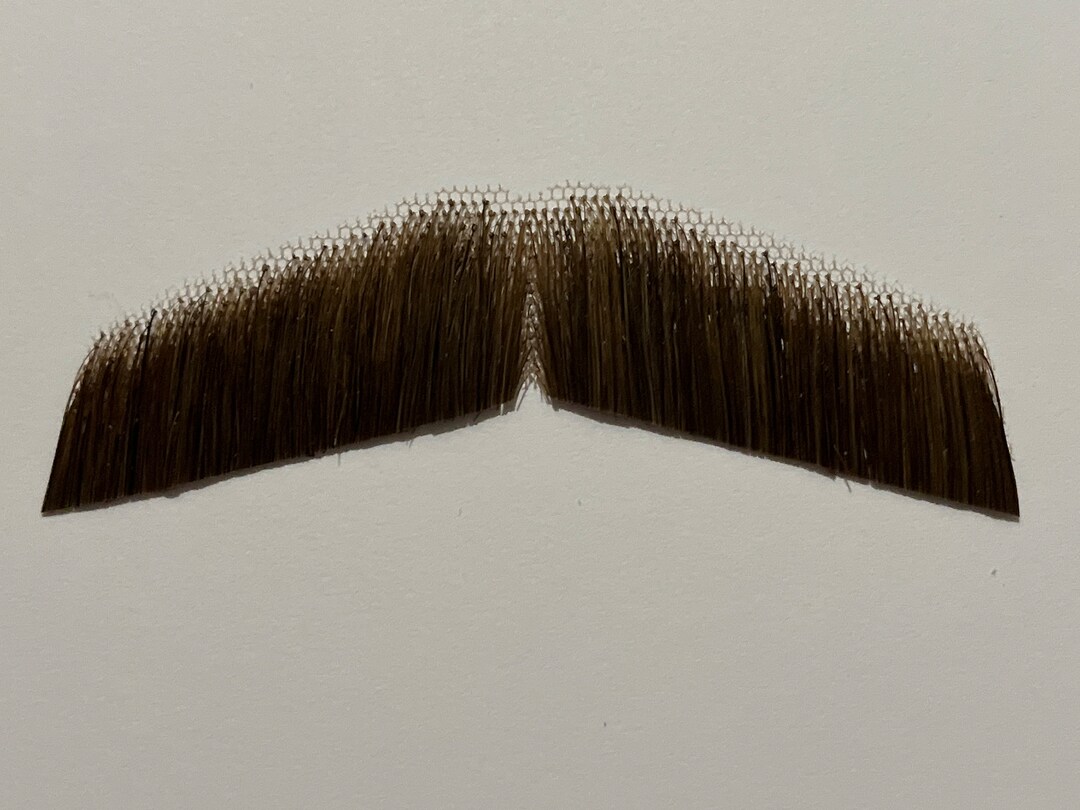 Theatrical Gentlemen's Mustache-100% Human Hair Fake Moustache ...