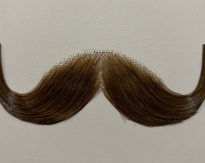 Realistic Fake Moustache, Human Hair, Full Hand Made - Etsy