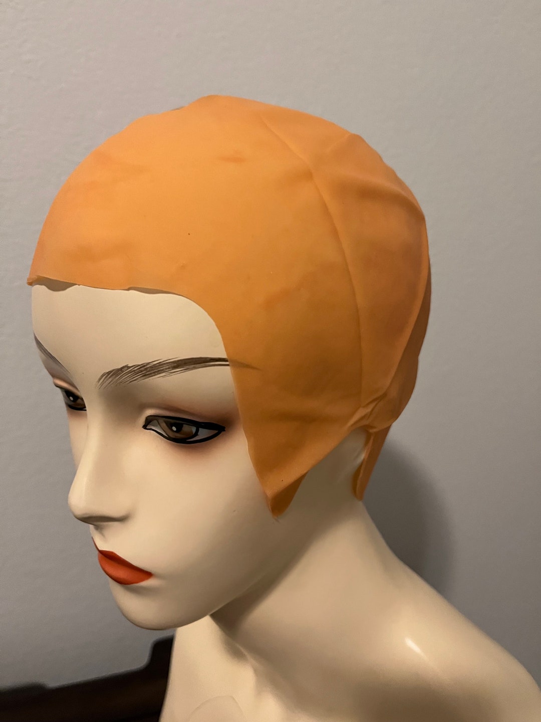 Latex Bald Cap for Adults Costume Cap. Latex Flesh Bald Head ...