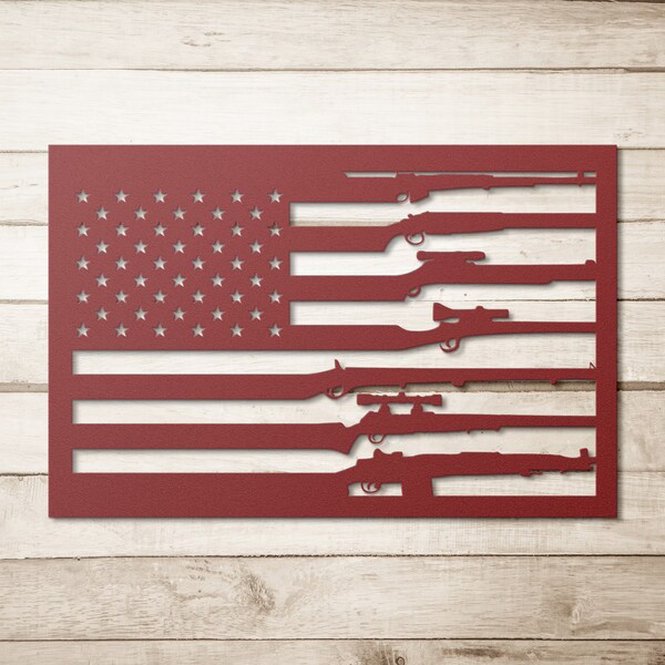 Metal American Flag - Etsy