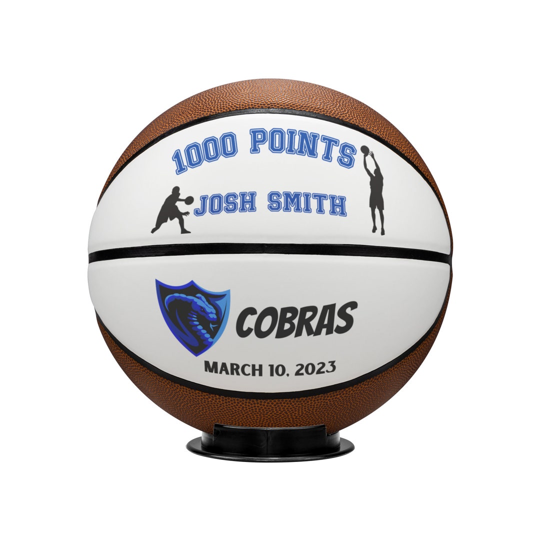 1000 Career Point Basketball With Personalized Panel for Custom Photo ...