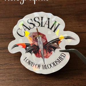 ACOTAR - Cassian Sticker - OFFICIALLY LICENSED - Etsy