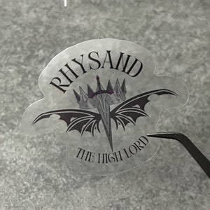 ACOTAR - Rhysand Sticker - OFFICIALLY LICENSED - Etsy