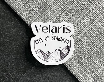 Velaris Sticker Officially Licensed ACOTAR Velaris Mountain ACOTAR ...