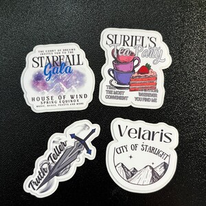 ACOTAR Inspired Mini Sticker Bundle - OFFICIALLY LICENSED - Etsy
