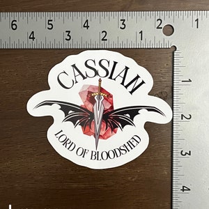 ACOTAR - Cassian Sticker - OFFICIALLY LICENSED - Etsy