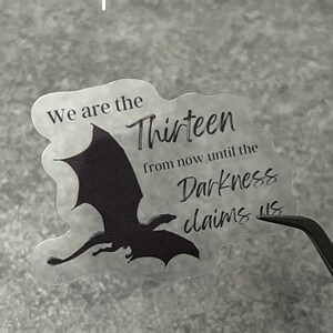 Throne of Glass - the Thirteen Sticker - Officially Licensed - Etsy
