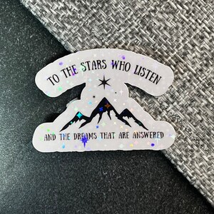 ACOTAR to the Stars Who Listen Sticker OFFICIALLY LICENSED - Etsy
