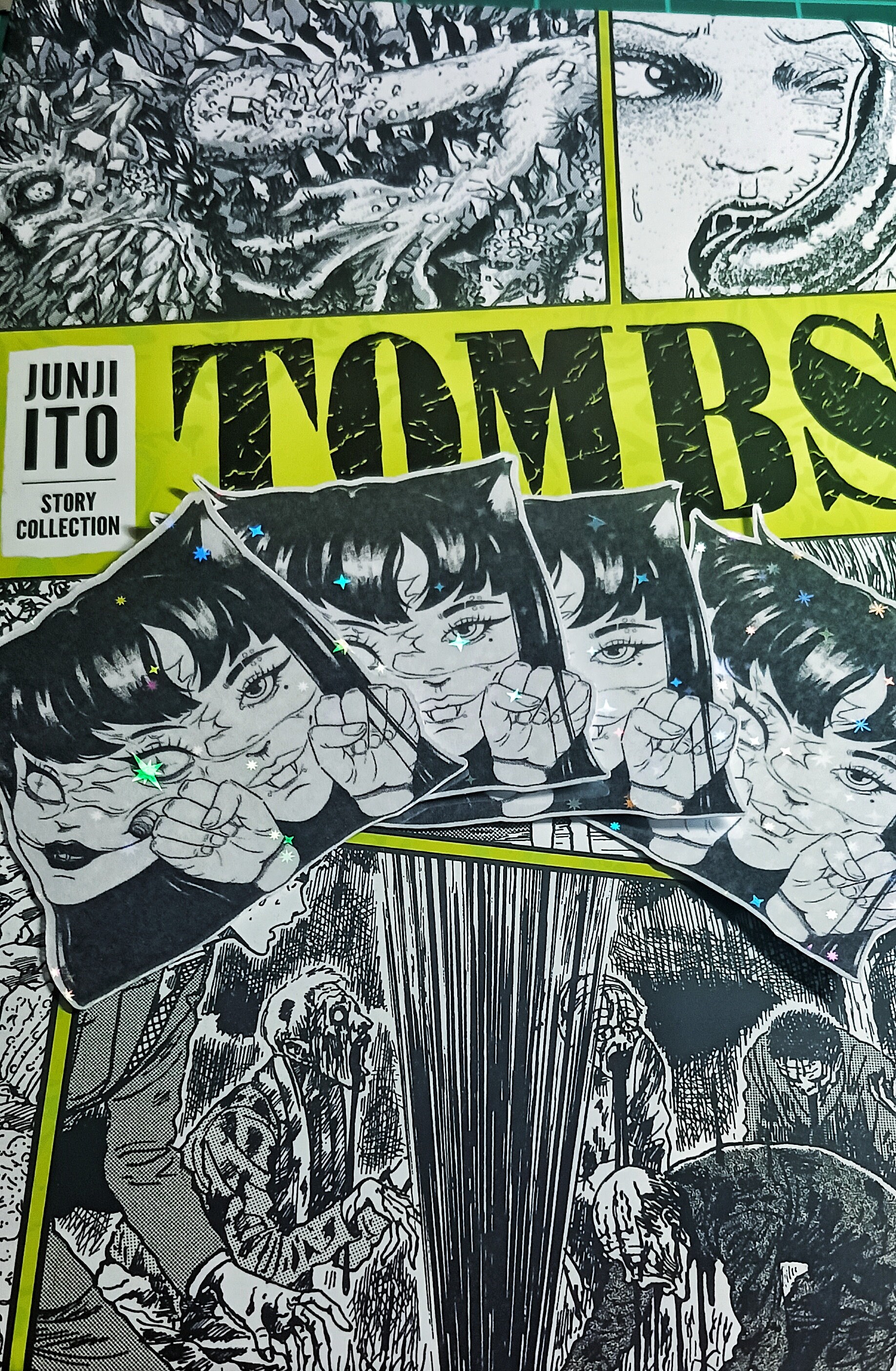 Tomie-inspired Cat Girl Vinyl Sticker Whimsical Junji Ito Fan Art Decal ...