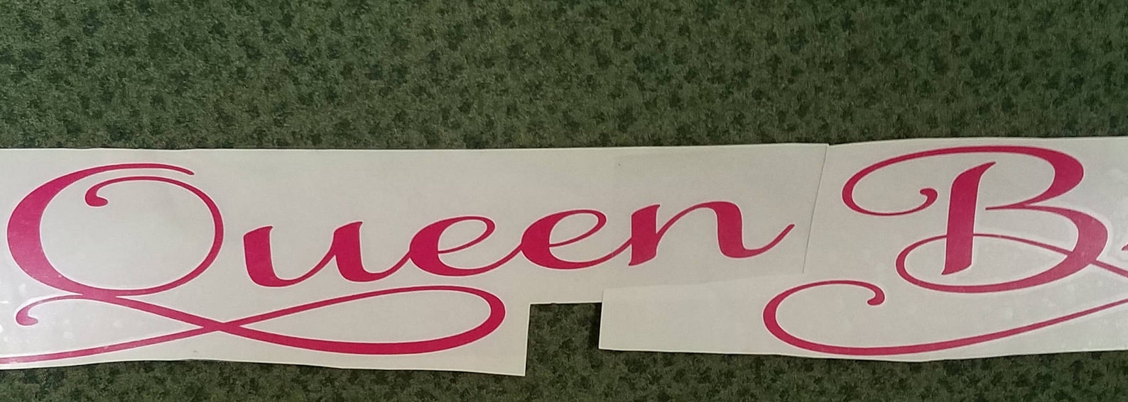 Queen B Car Window Decal With Crown, 30" Wide - Etsy