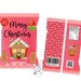 Red Christmas Chip Bag, Treat Bags, Candy Bags, Chip Bags, Party Chip ...
