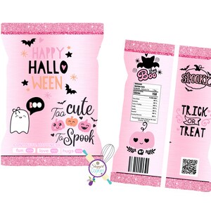Halloween Chip Bag, Treat Bags, Candy Bags, Chip Bags, Party Chip Bag ...
