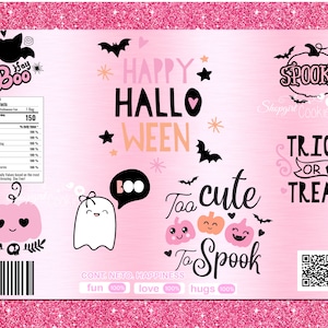 Halloween Chip Bag, Treat Bags, Candy Bags, Chip Bags, Party Chip Bag ...