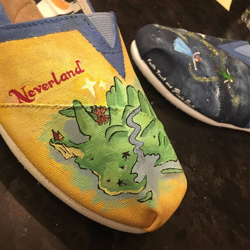 Hand Painted Toms - Etsy