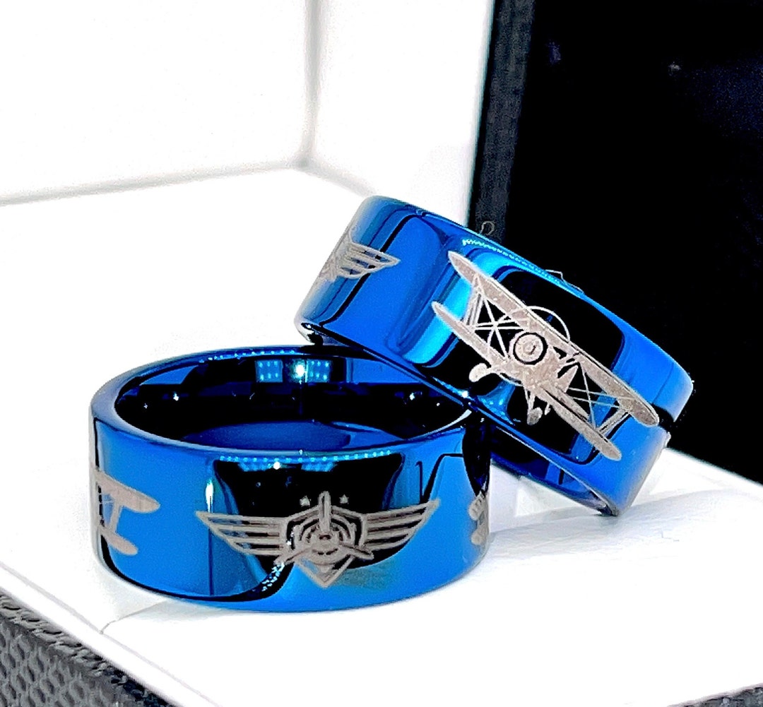 Engraved Helicopter Tungsten Ring: US Army Military Wedding Band - Etsy