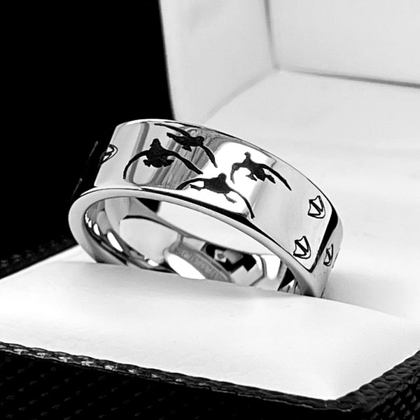 Duck Band Ring - Etsy