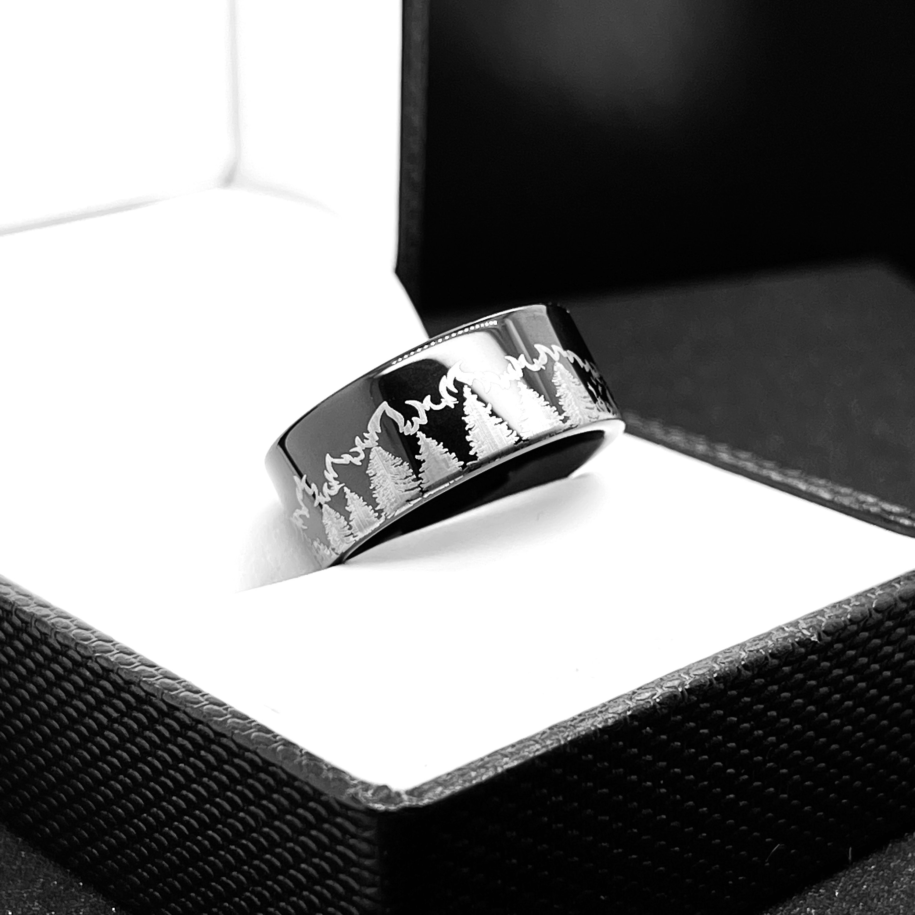 Firefighter Ring Fireman Ring Men's Wedding Band Fir | Etsy