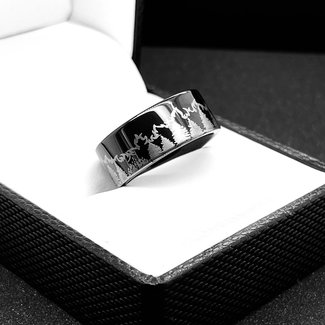 Firefighter Ring Fireman Ring Men's Wedding Band Fir - Etsy
