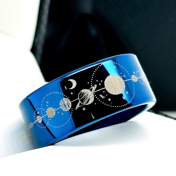 Mens Rings Planets - Etsy