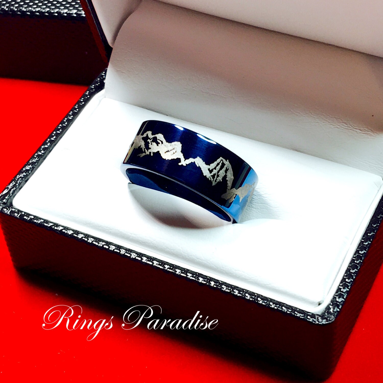 Mountain Range Ring Mountain Engagement Ring Nature Ring | Etsy