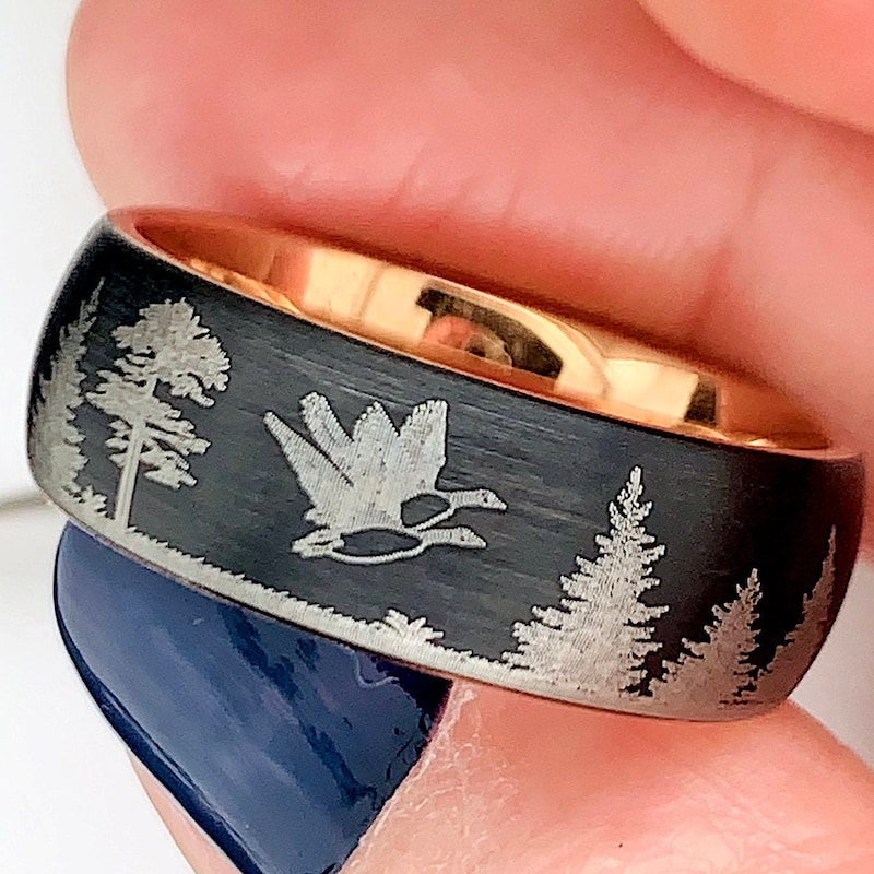 Duck Band Ring - Etsy
