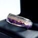 Mens Wedding Bands Purple Ring Matching Rings Set His and - Etsy
