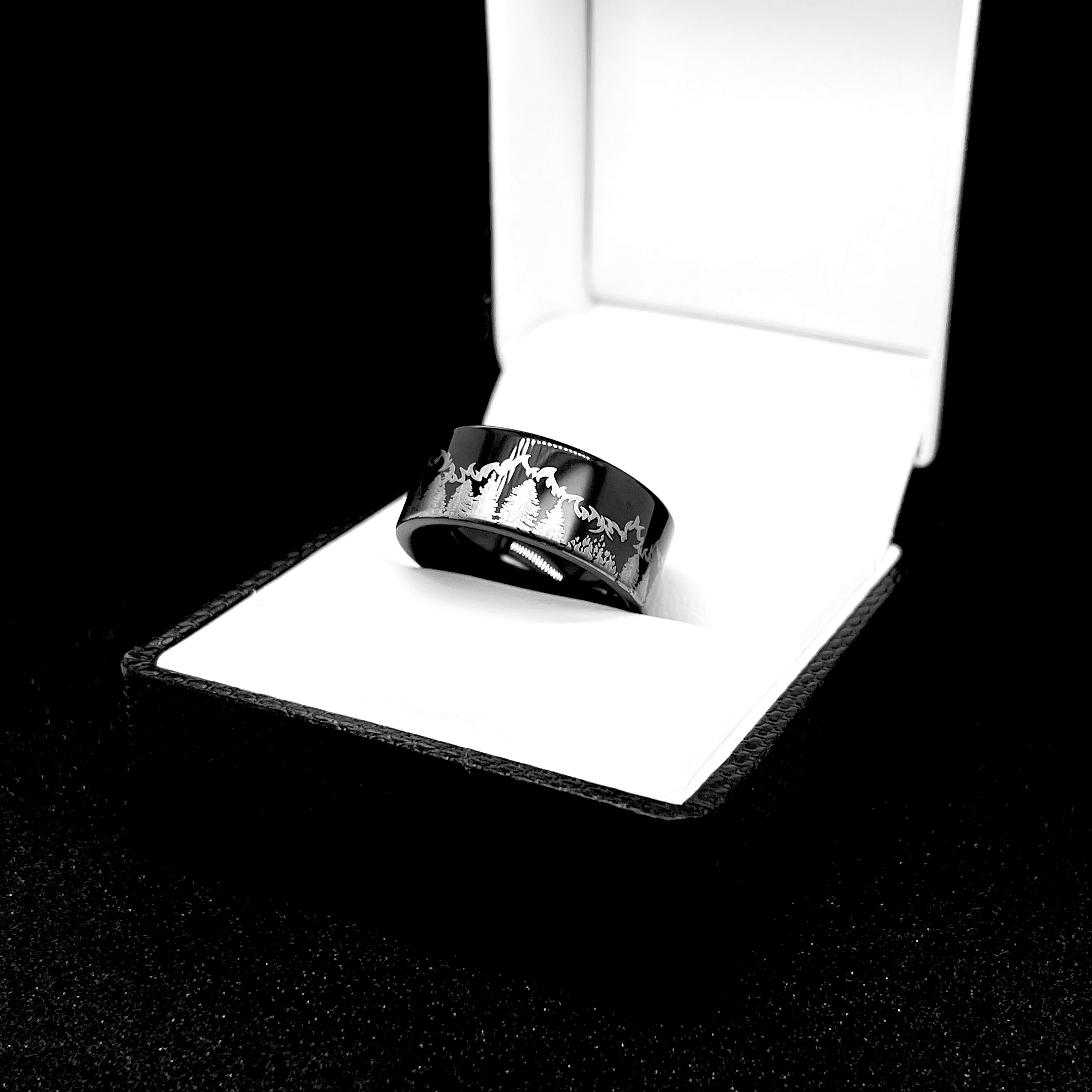 Firefighter Ring Fireman Ring Men's Wedding Band Fir | Etsy