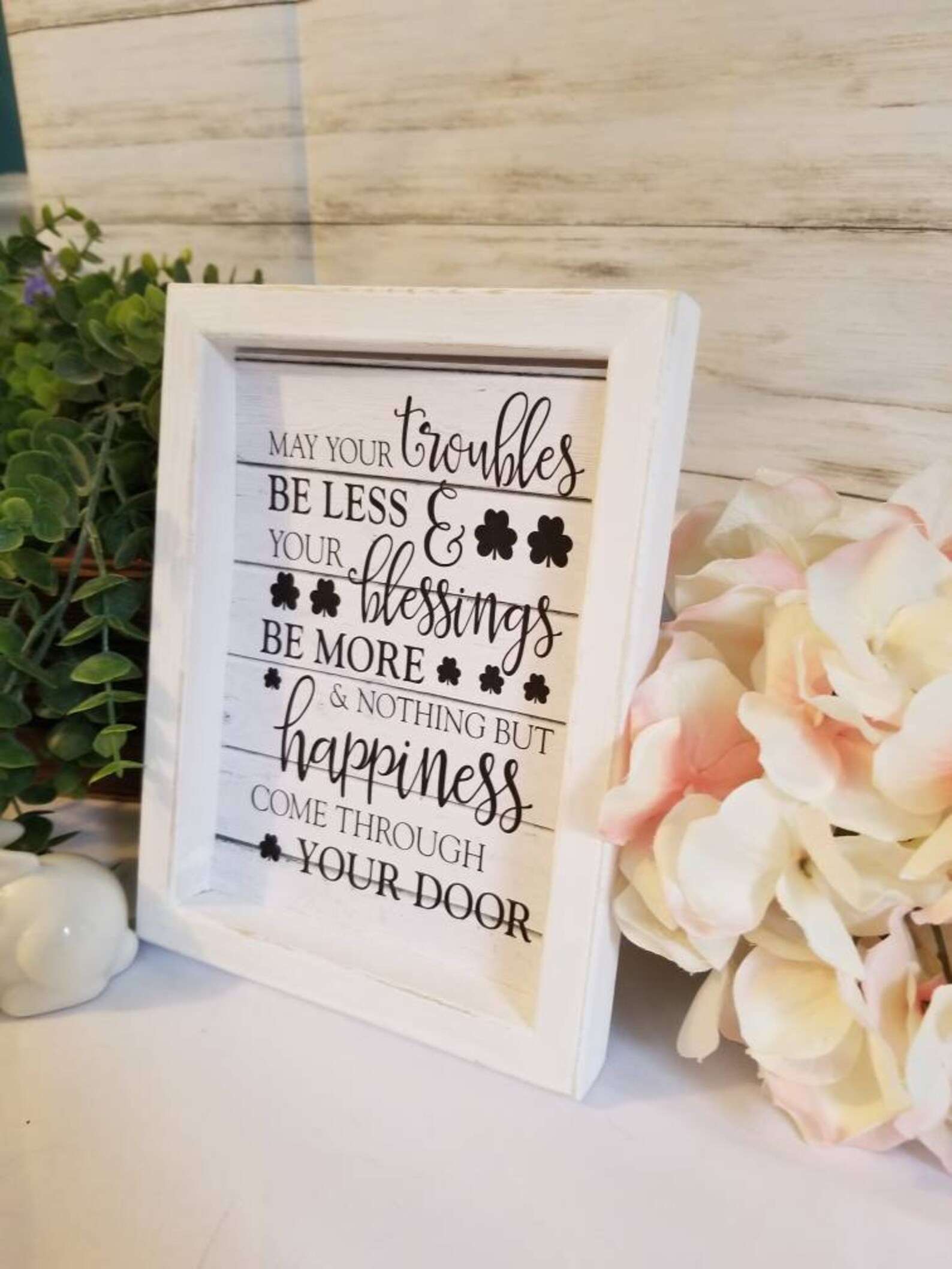 Farmhouse St Patrick's Day Sign Irish Blessing Wood Sign | Etsy