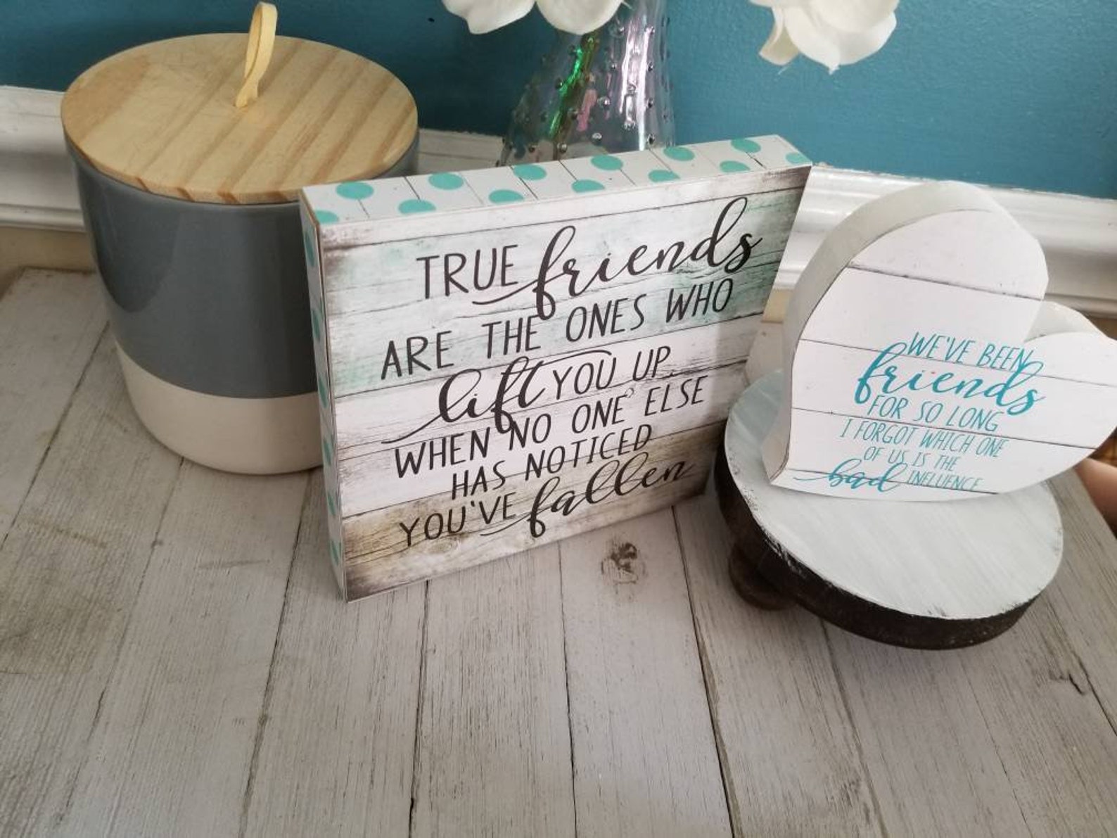 Friendship Wood Sign, Best Friend Gift, Graduation Gift - Etsy