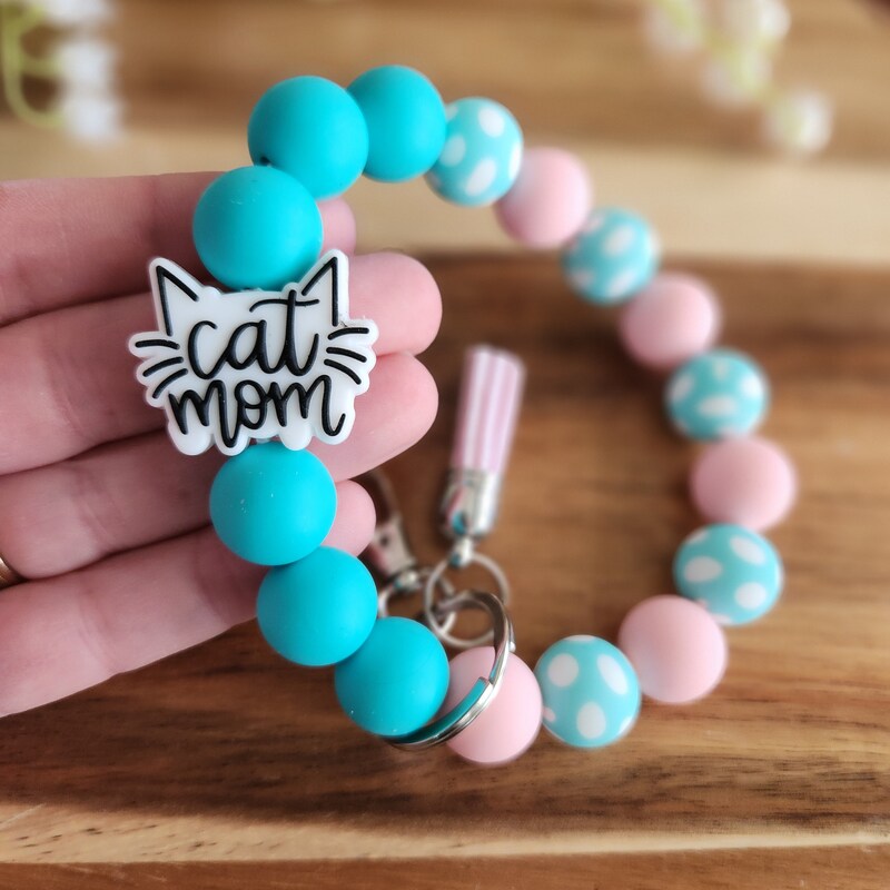 Beaded Keychain - Etsy