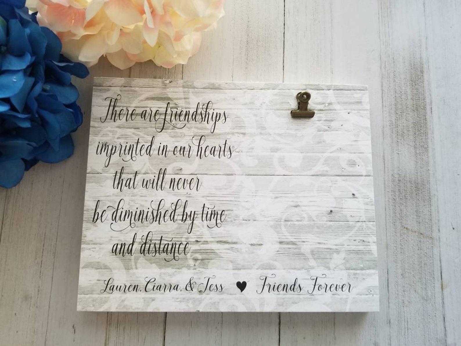 Best Friend Gift Friendship Sign Friend is Moving Friend - Etsy