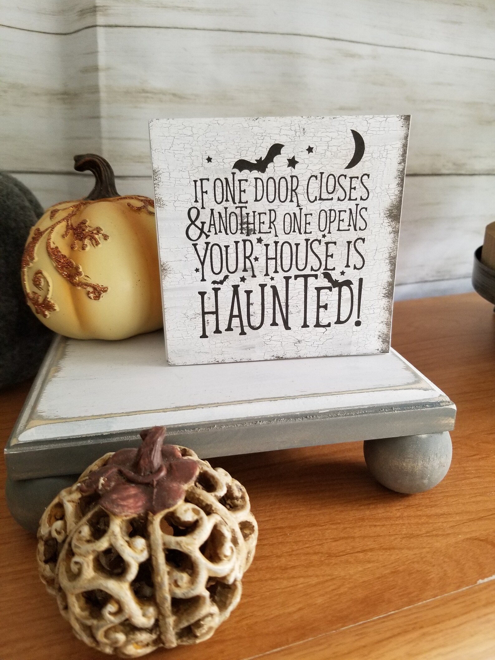 Farmhouse Halloween Decor Farmhouse Halloween Sign Tiered - Etsy
