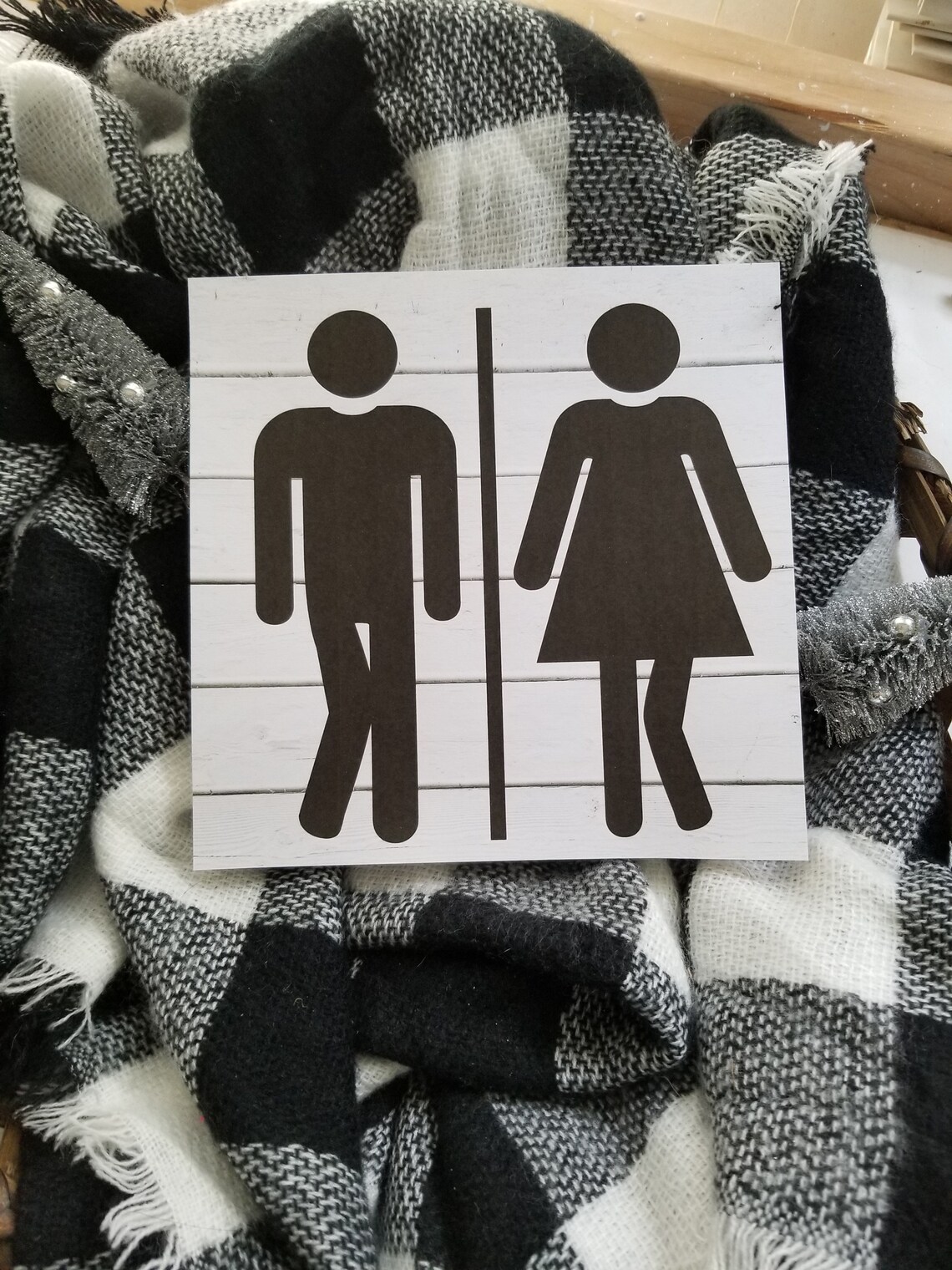 Bathroom people sign Funny bathroom signs boys bathroom | Etsy