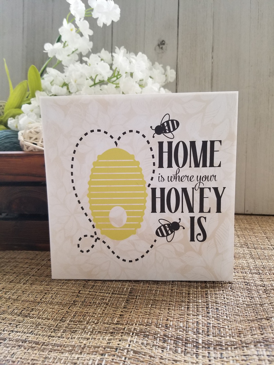 Bumble Bee Sign, Bumble Bee Decor, Honey Bee Decor, Kitchen Sign ...
