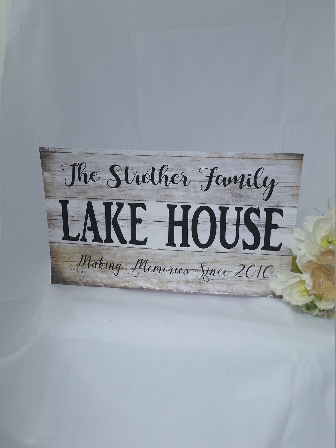 Personalized Lake House Sign Personalized Lake Sign Family - Etsy