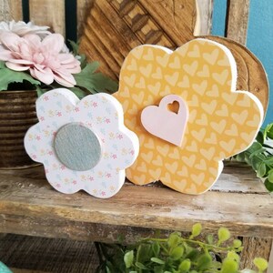 Wood Daisy, Wood Flower Cutout, Spring Flowers, Spring Farmhouse Decor ...