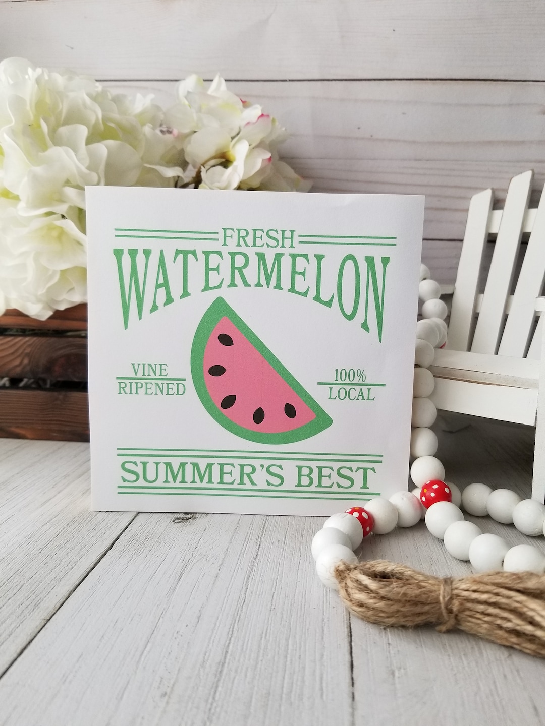 Watermelon Sign, Southern Summer Signs, Watermelon Kitchen Sign ...
