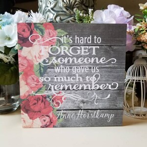 Sympathy Sign, Personalized Sympathy Gift Mother, Sympathy Gift Father ...