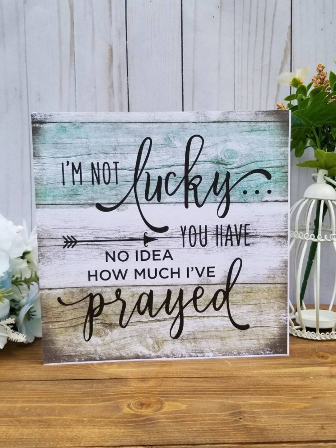 Wood Religious Signs, Religious Signs for Nursery, Inspirational Signs ...