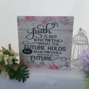 Wood Religious Signs, Religious Signs for Nursery, Inspirational Signs ...