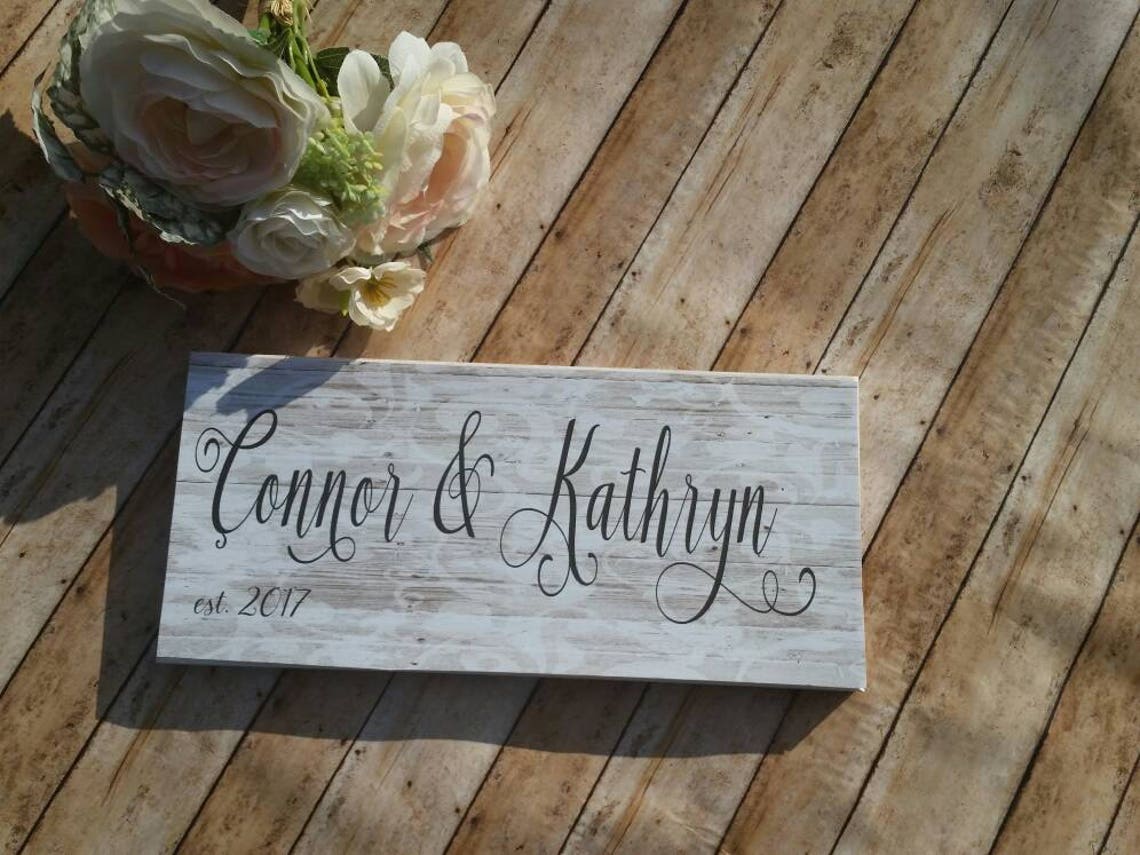 Wedding Signs Wood Personalized Wedding Signs Personalized - Etsy