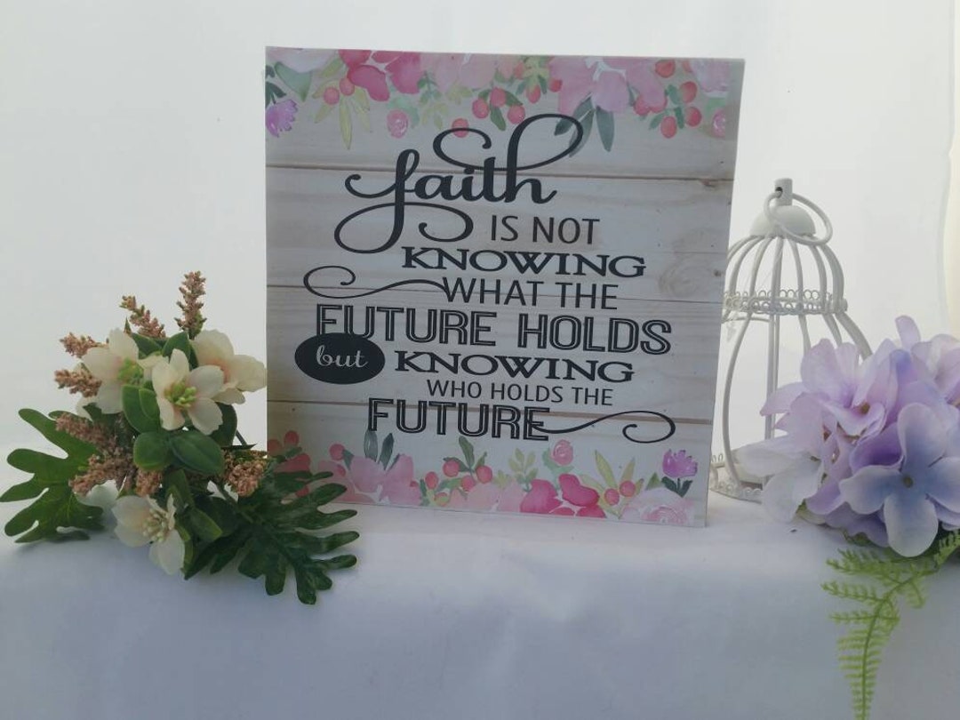 Wood Religious Signs, Religious Signs for Nursery, Inspirational Signs ...